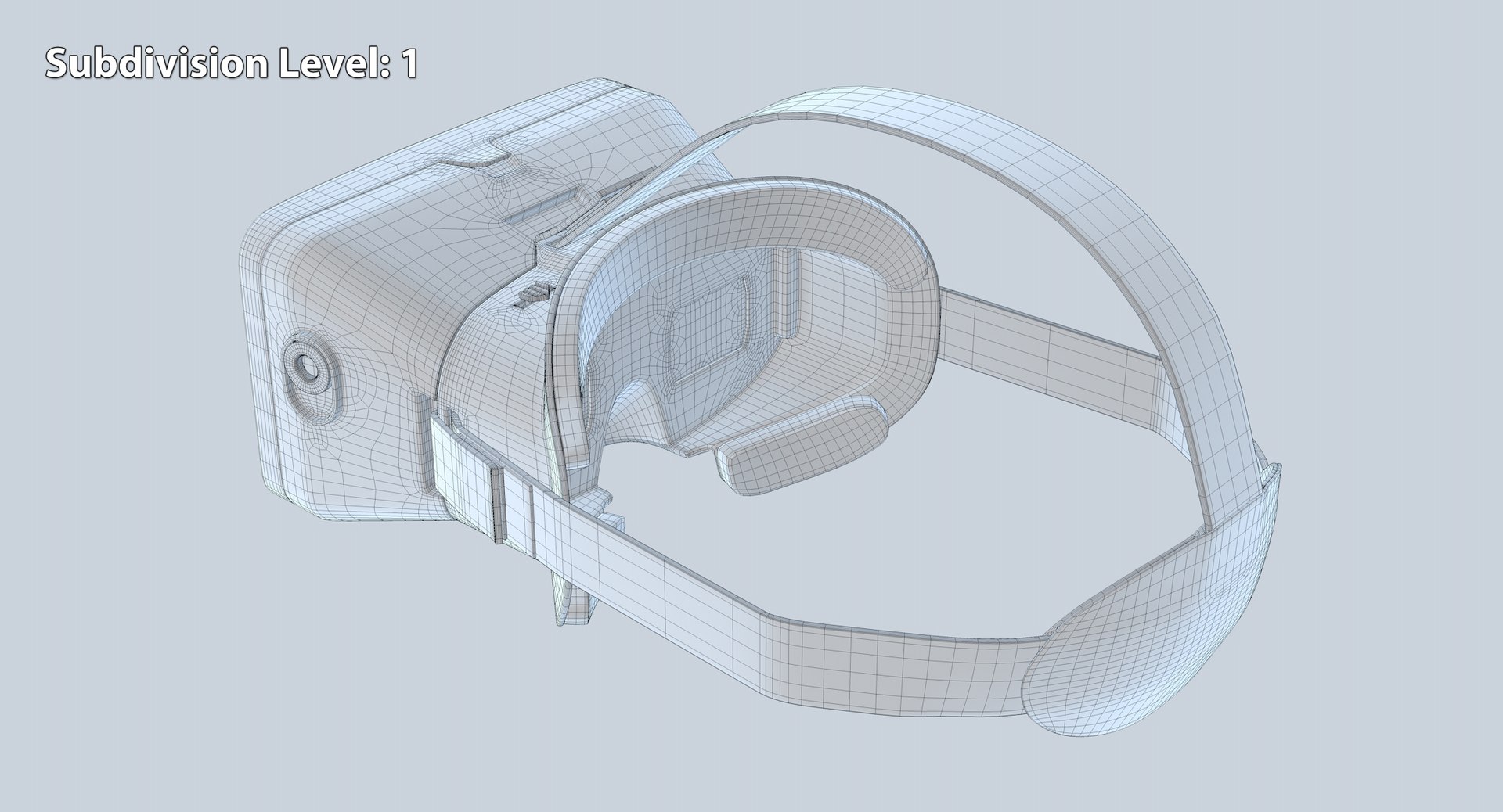 3d Model Virtual Reality Headset Head