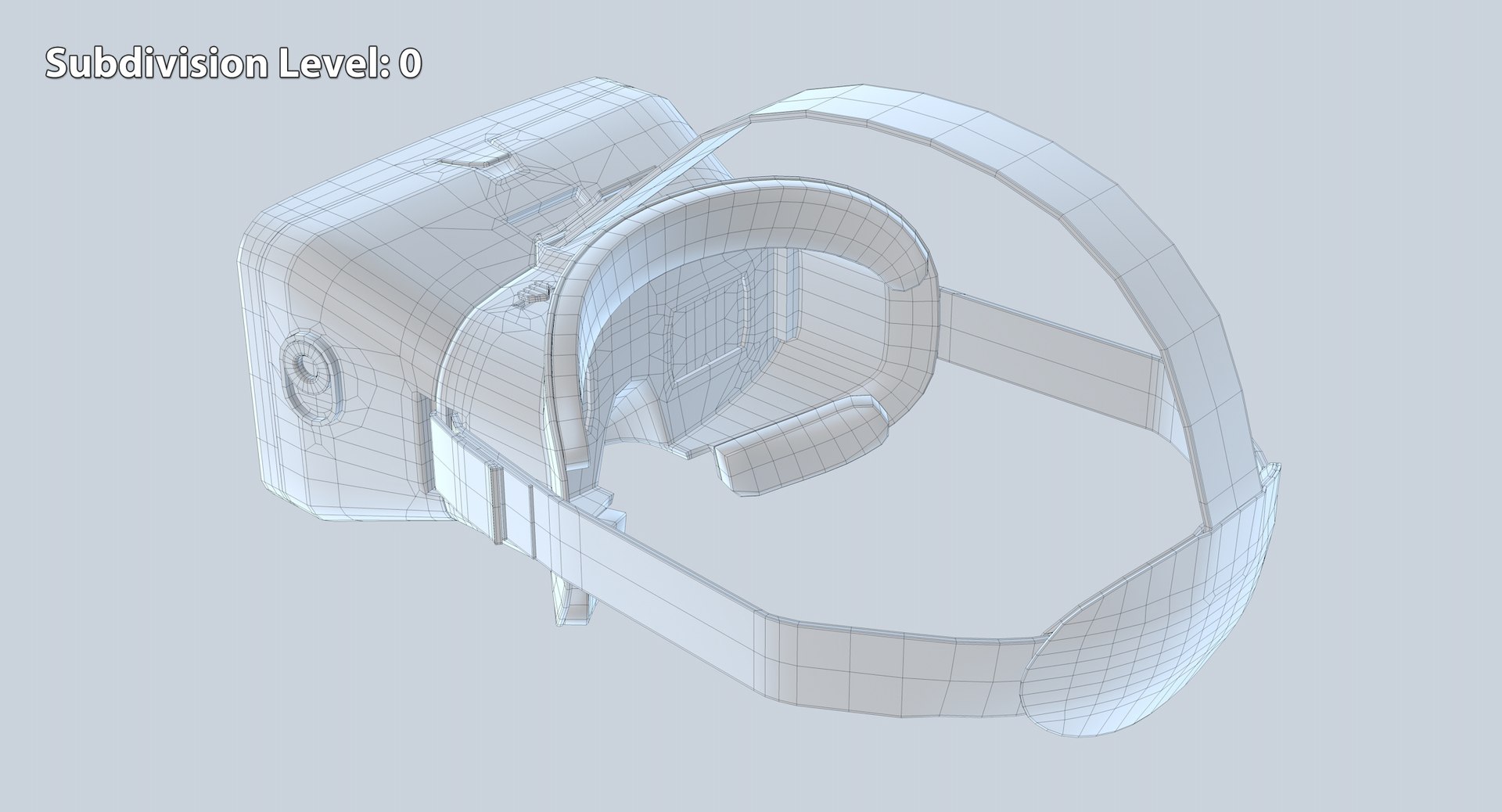 3d Model Virtual Reality Headset Head