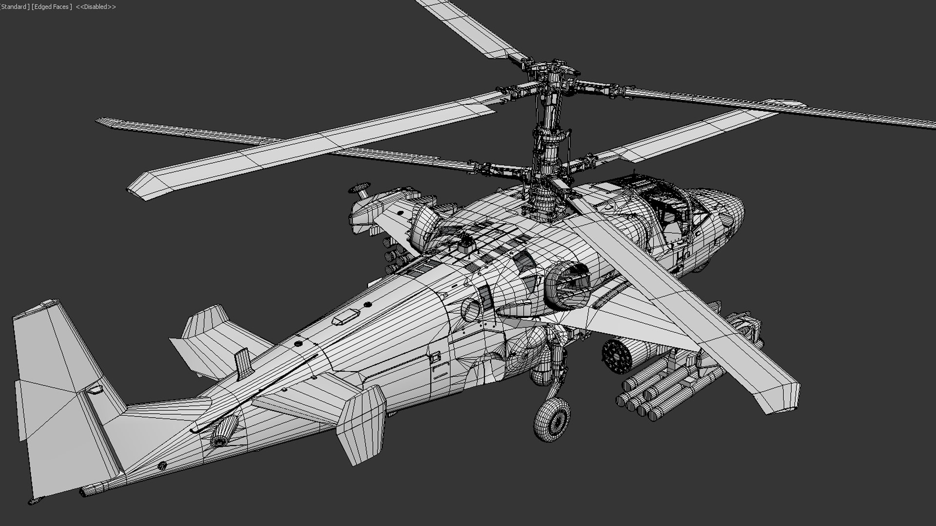 3D Ka-52 Alligator Hokum B model - TurboSquid 2012572