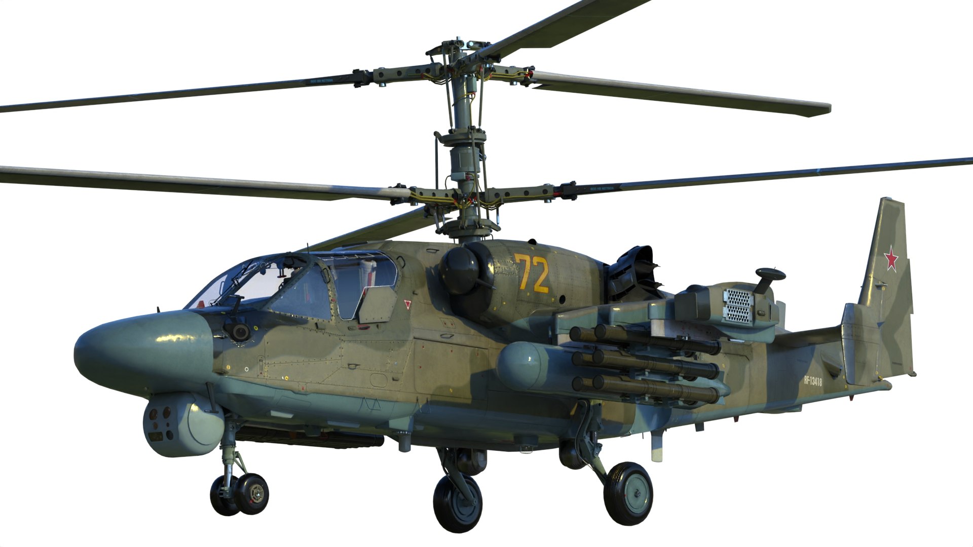 3D Ka-52 Alligator Hokum B Model - TurboSquid 2012572