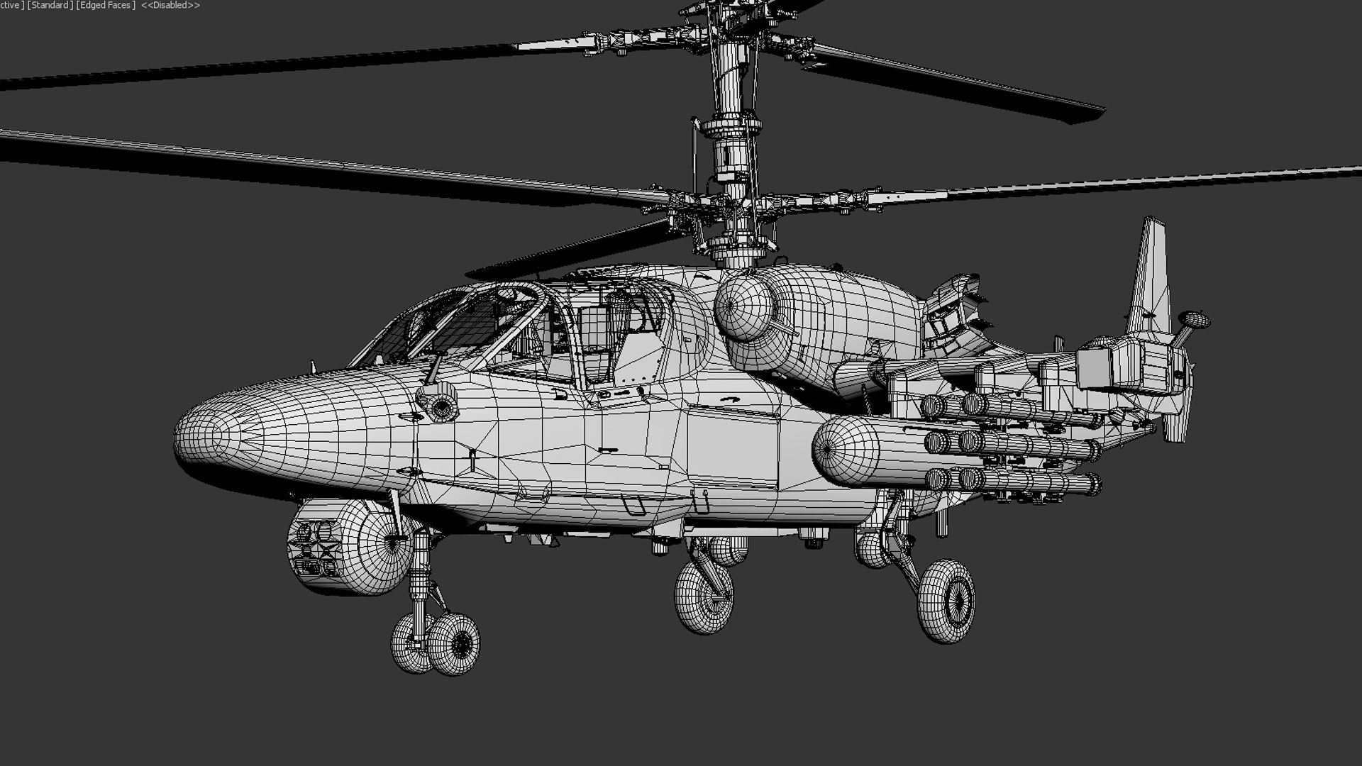 3D Ka-52 Alligator Hokum B model - TurboSquid 2012572