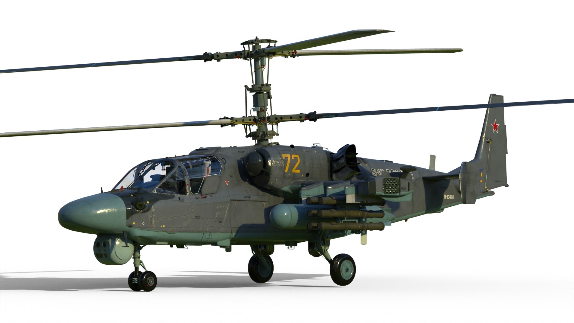 3D Ka-52 Alligator Hokum B model - TurboSquid 2012572