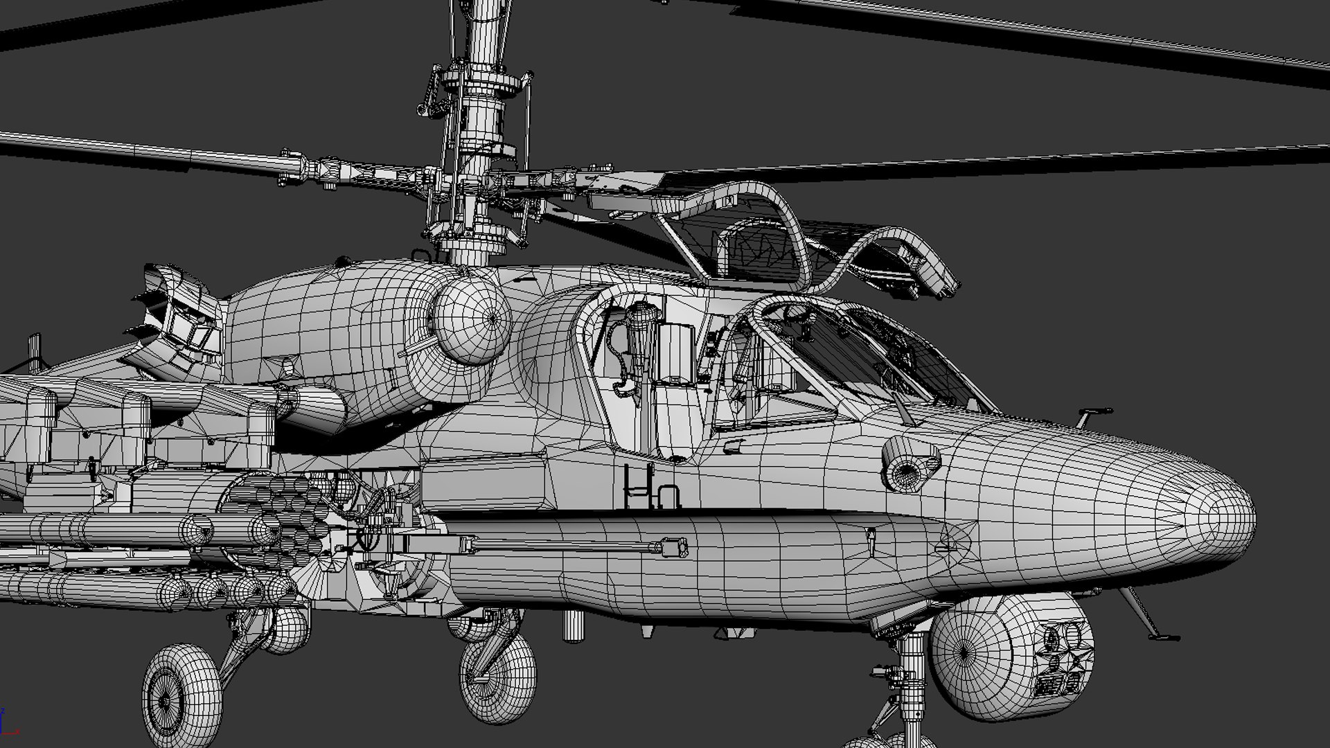 3D Ka-52 Alligator Hokum B model - TurboSquid 2012572