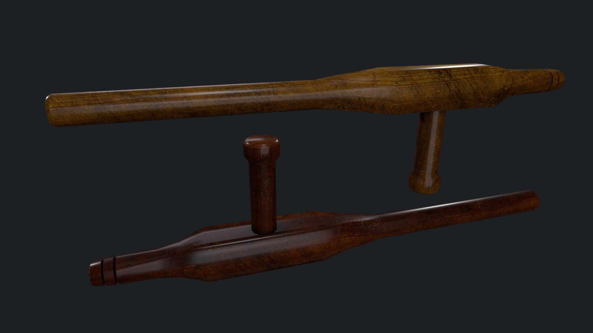 Tonfa 3D Model - TurboSquid 1988640