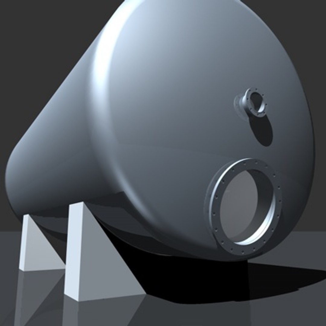 tank element industrial 3d model