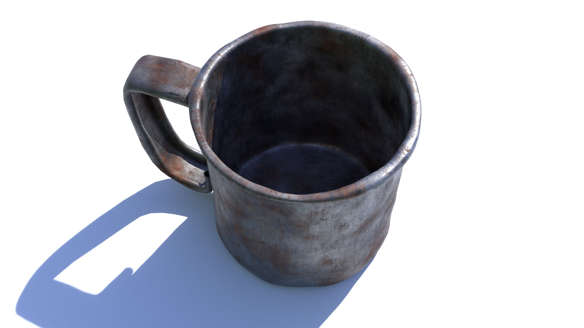 Rusted Metalcup 3D - TurboSquid 1771912
