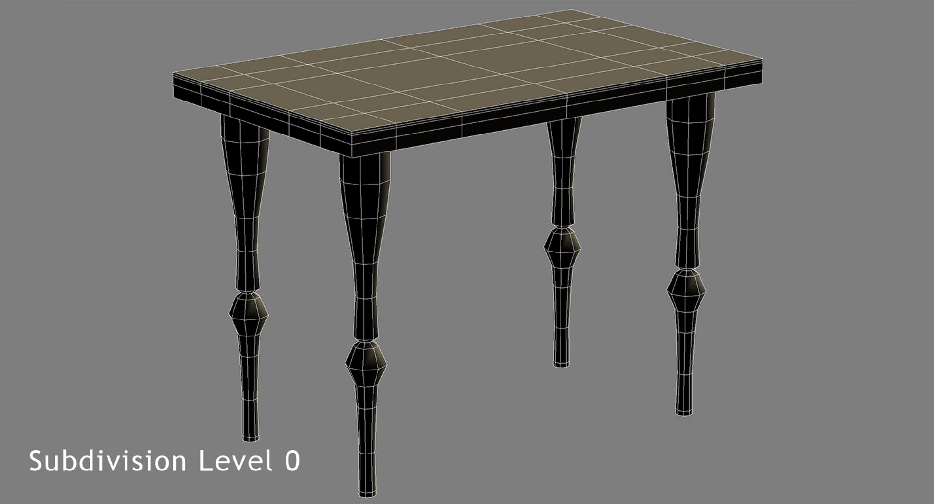 3d Model Table Scene Setup