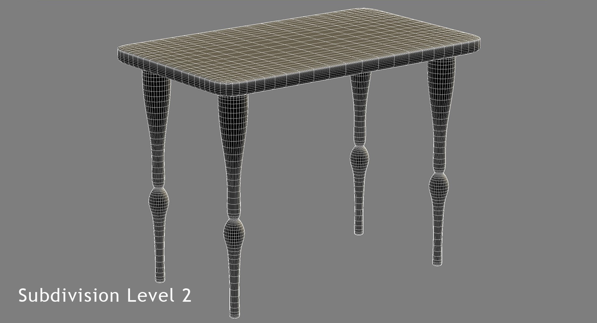 3d Model Table Scene Setup