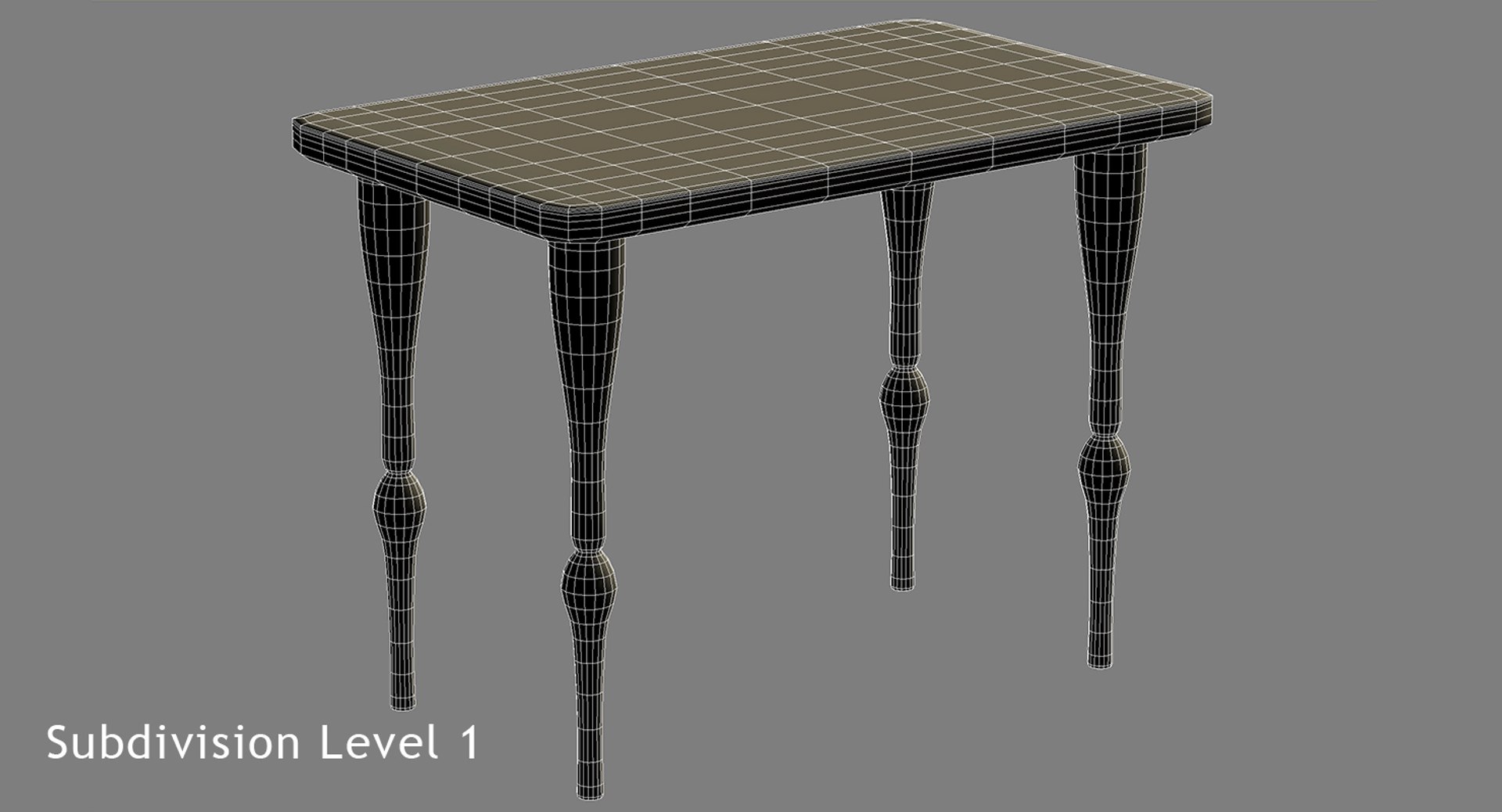 3d Model Table Scene Setup
