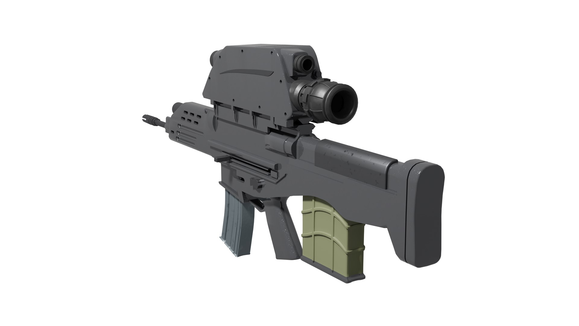 3D K11 Weapon Model - TurboSquid 1654025