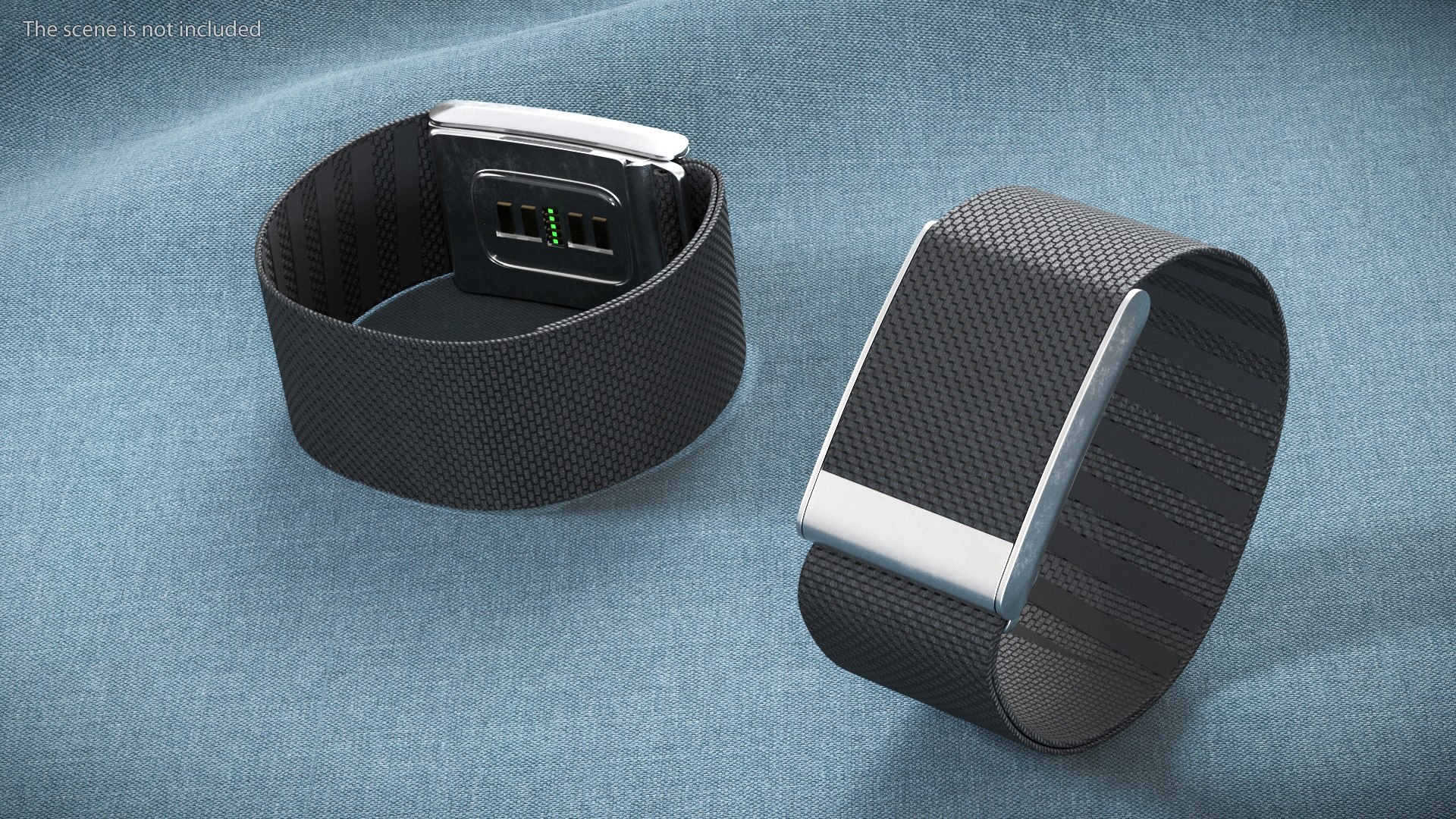 Fitness Activity Tracker Black 3D - TurboSquid 2501148