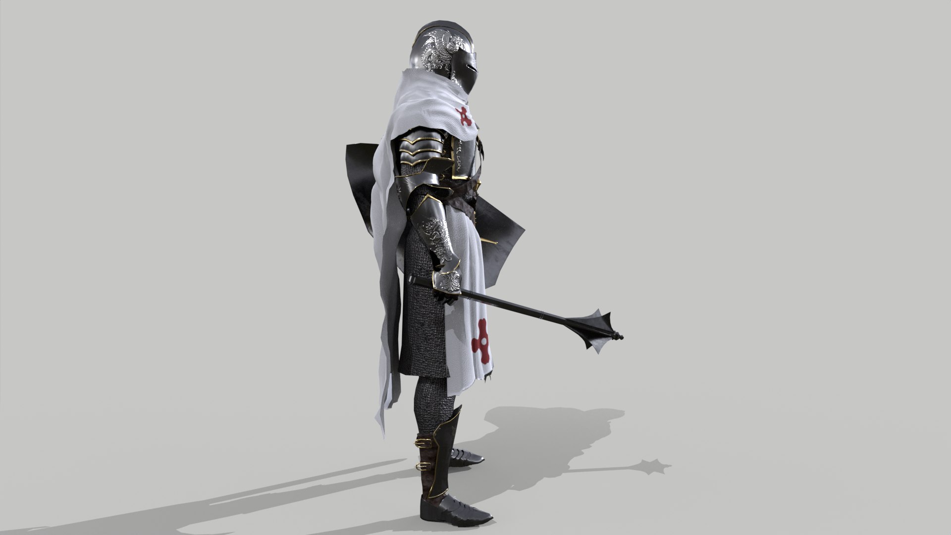 White Knight Model - TurboSquid 2202130