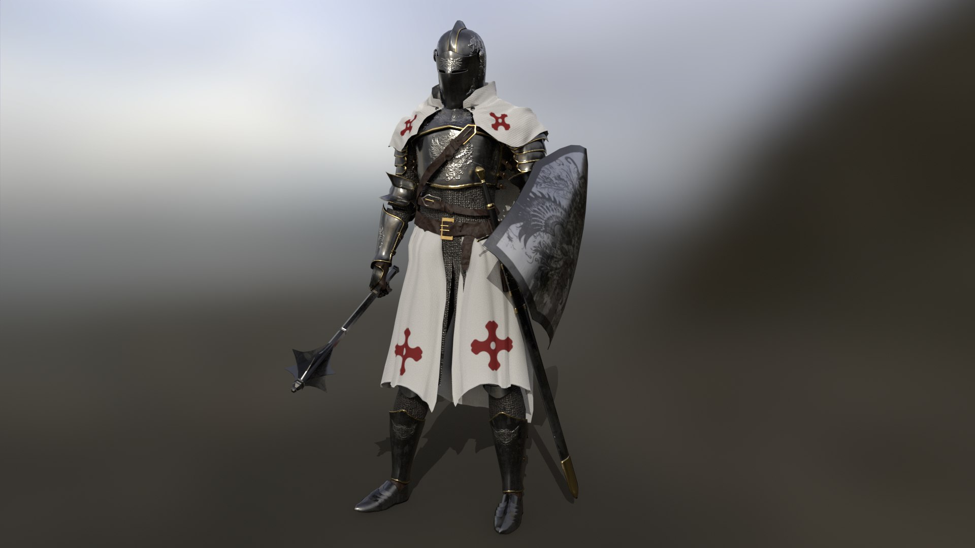White Knight Model - TurboSquid 2202130