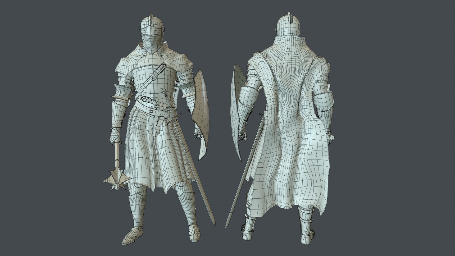 White Knight Model - TurboSquid 2202130