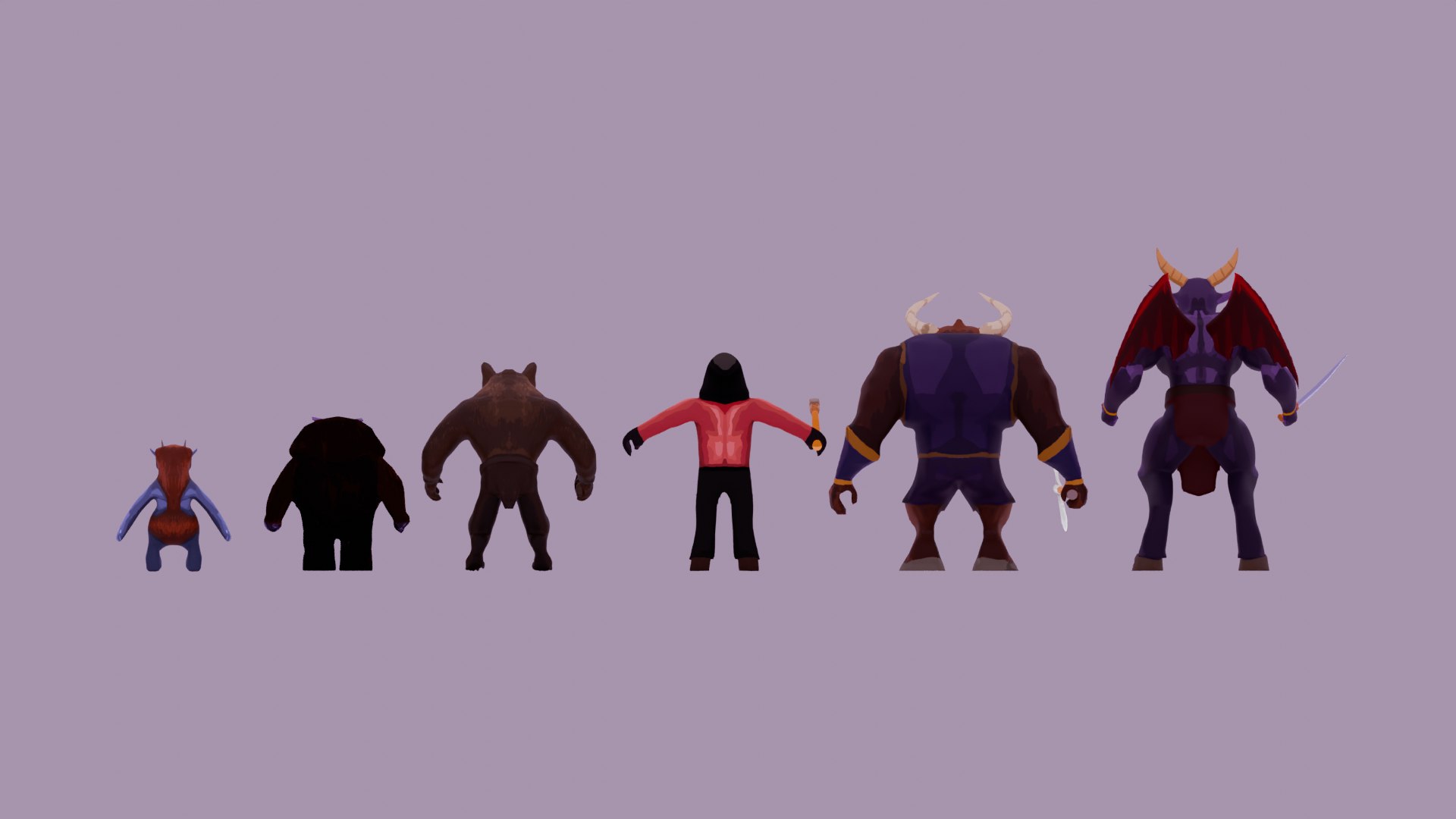 3D Enemy Characters Asset Pack Model - TurboSquid 2457433