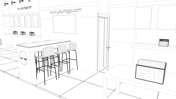 modelo 3d Stand de exposición13 - TurboSquid 1629490