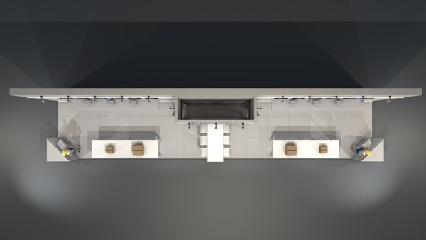Exhibition stand 3D model - TurboSquid 1629490