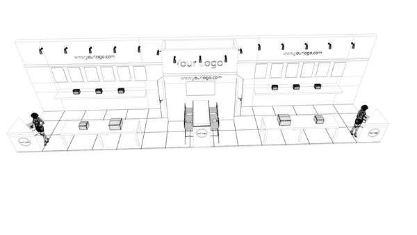 modelo 3d Stand de exposición13 - TurboSquid 1629490