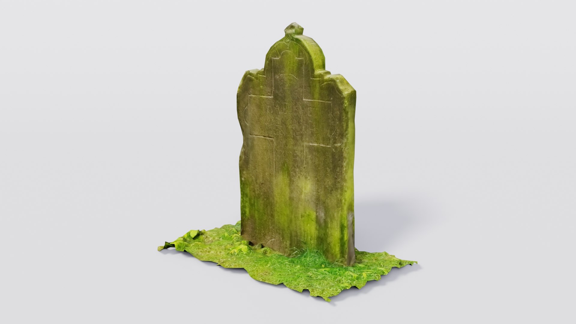 Old Simple Tombstone 3D - TurboSquid 2099234