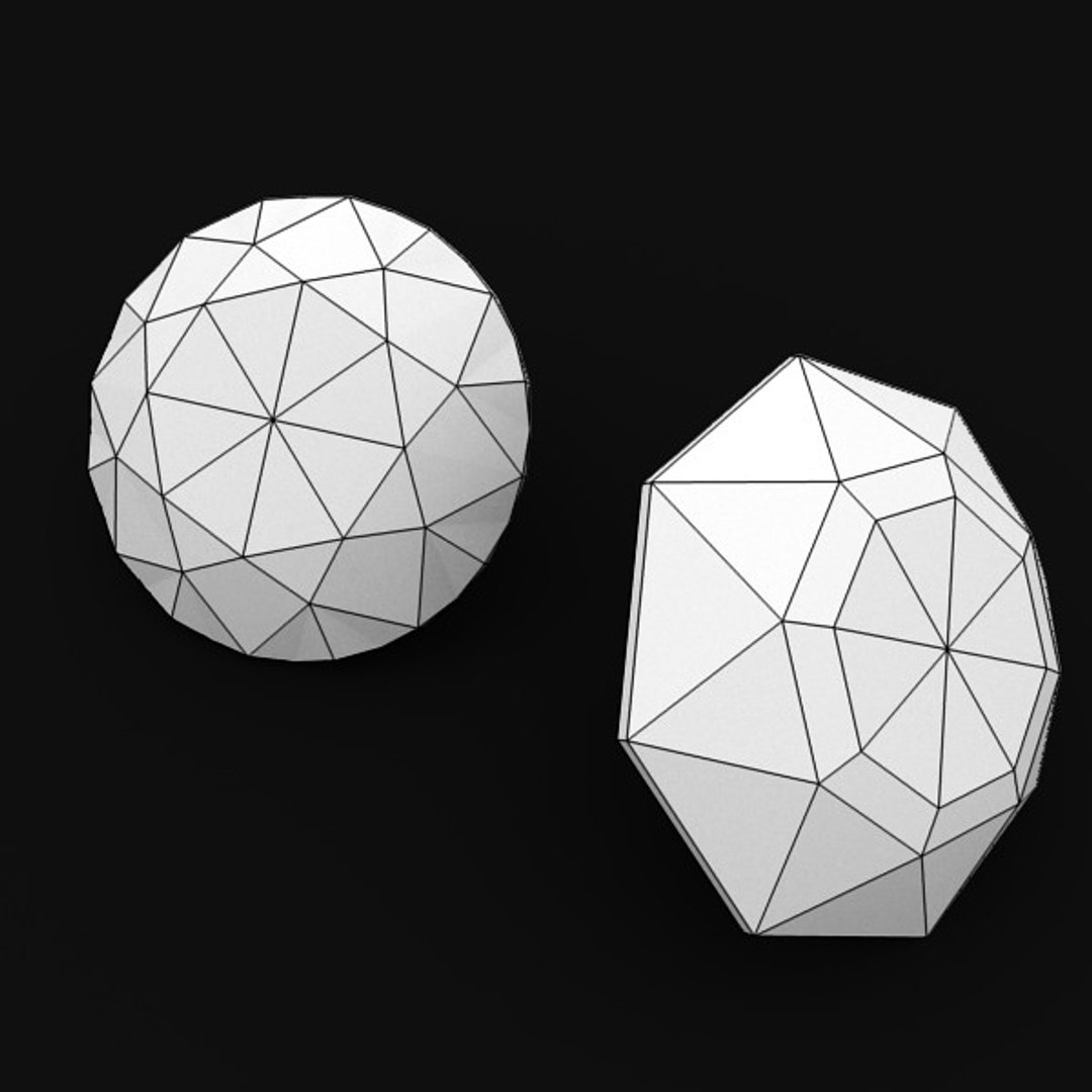 3d Model Cutted Gems