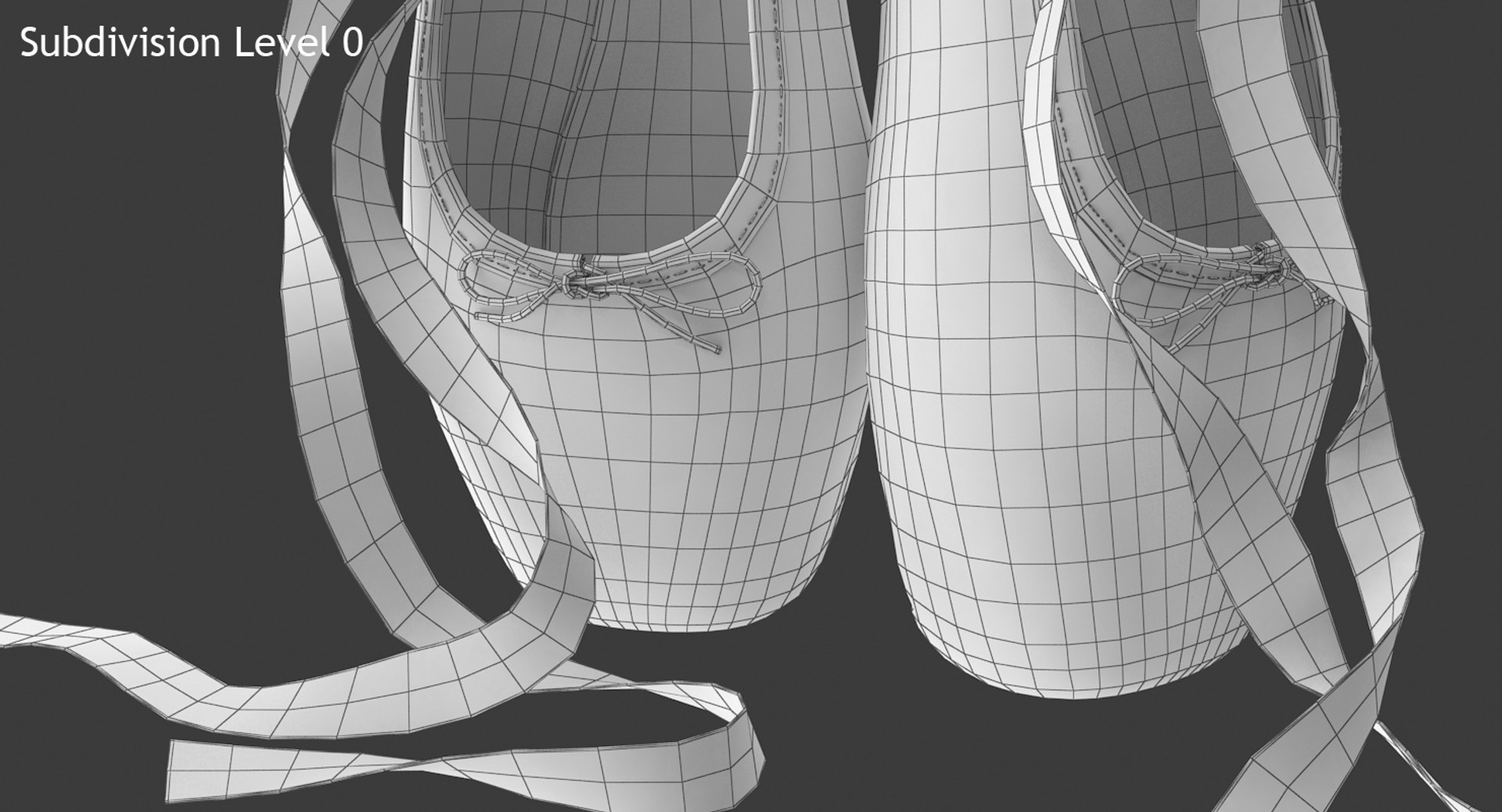 Ballet Shoes Model - TurboSquid 1397071