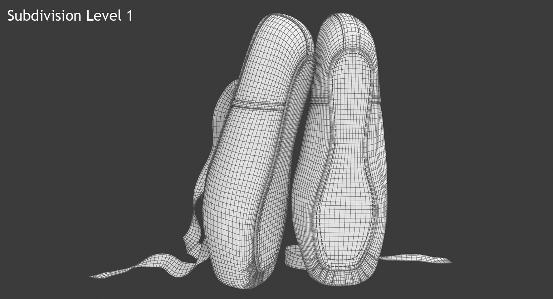 Ballet Shoes Model - TurboSquid 1397071