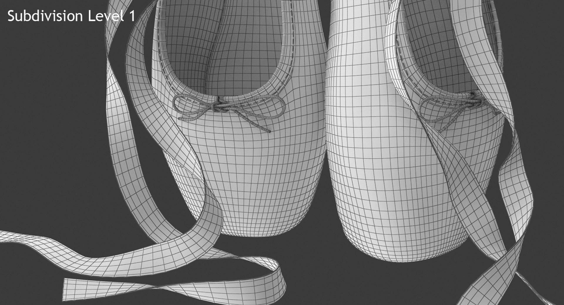 Ballet Shoes Model - TurboSquid 1397071