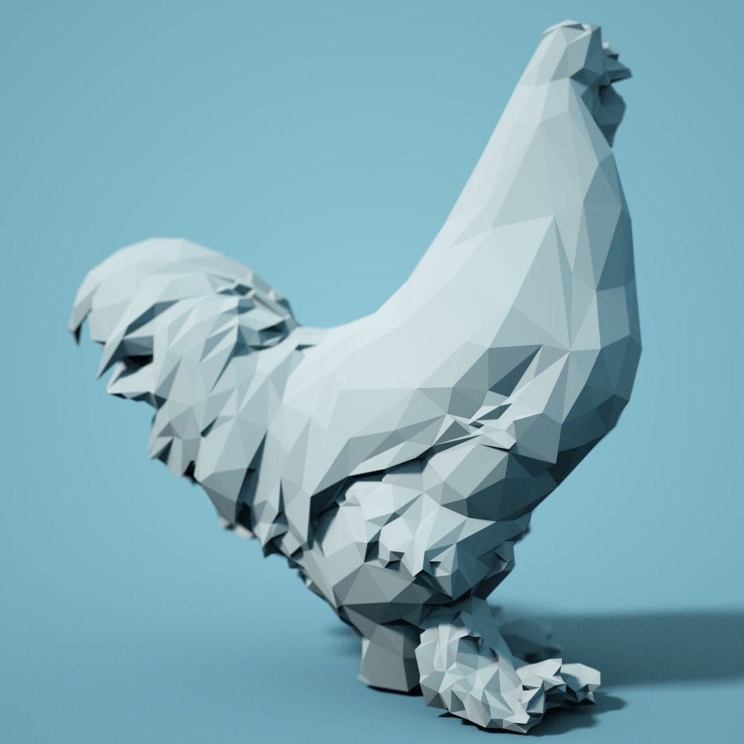 Bird Realistic Faceted 3D Model - TurboSquid 1162397