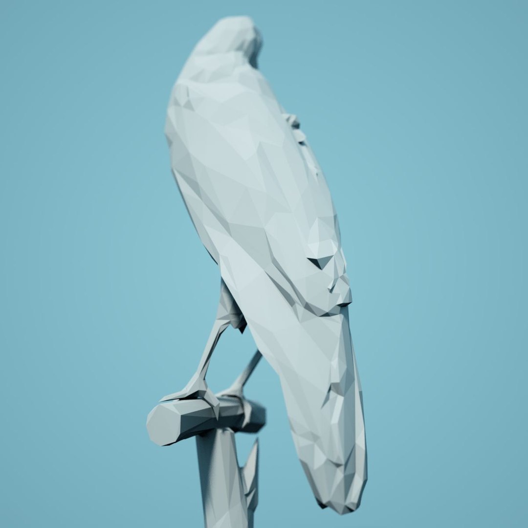 Bird Realistic Faceted 3D Model - TurboSquid 1162397