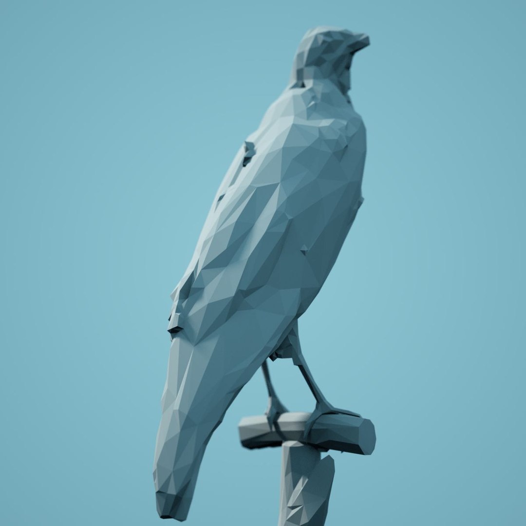 Bird Realistic Faceted 3D Model - TurboSquid 1162397