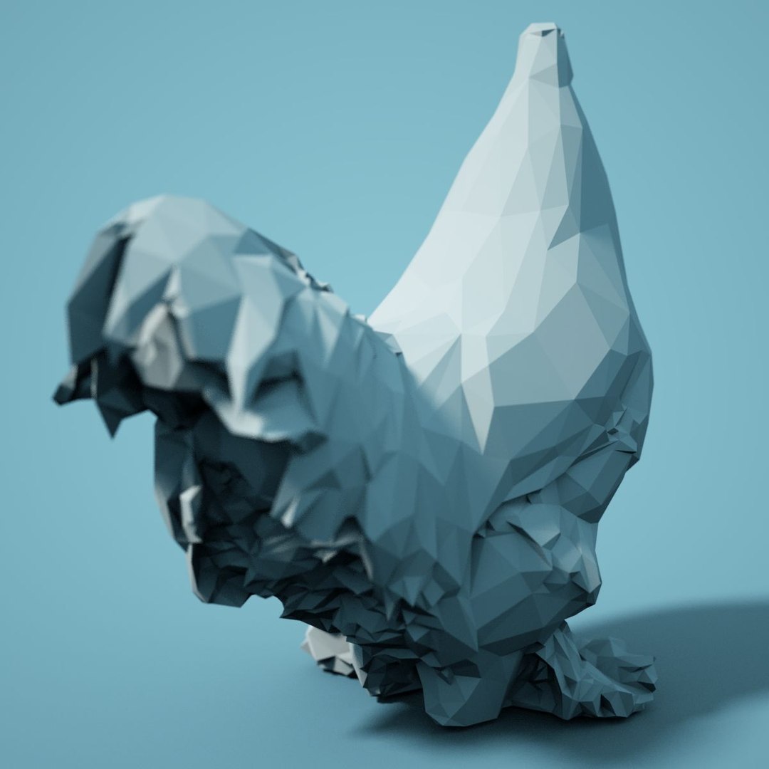 Bird Realistic Faceted 3D Model - TurboSquid 1162397