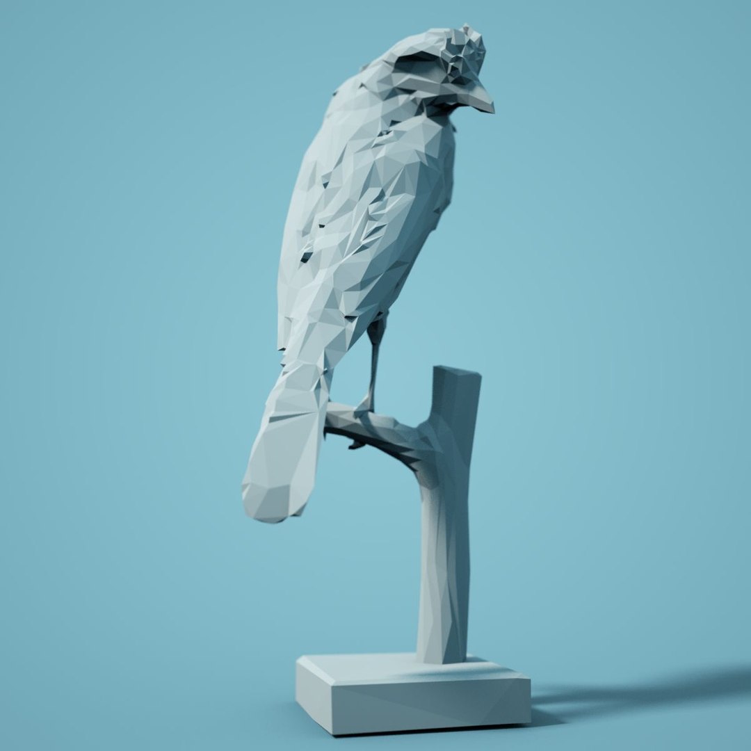 Bird Realistic Faceted 3D Model - TurboSquid 1162397