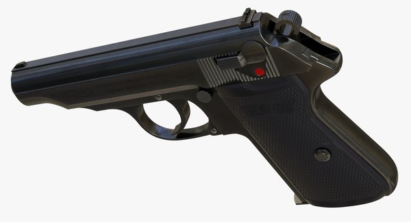 Realistic walther pp 01 3D model - TurboSquid 1542922