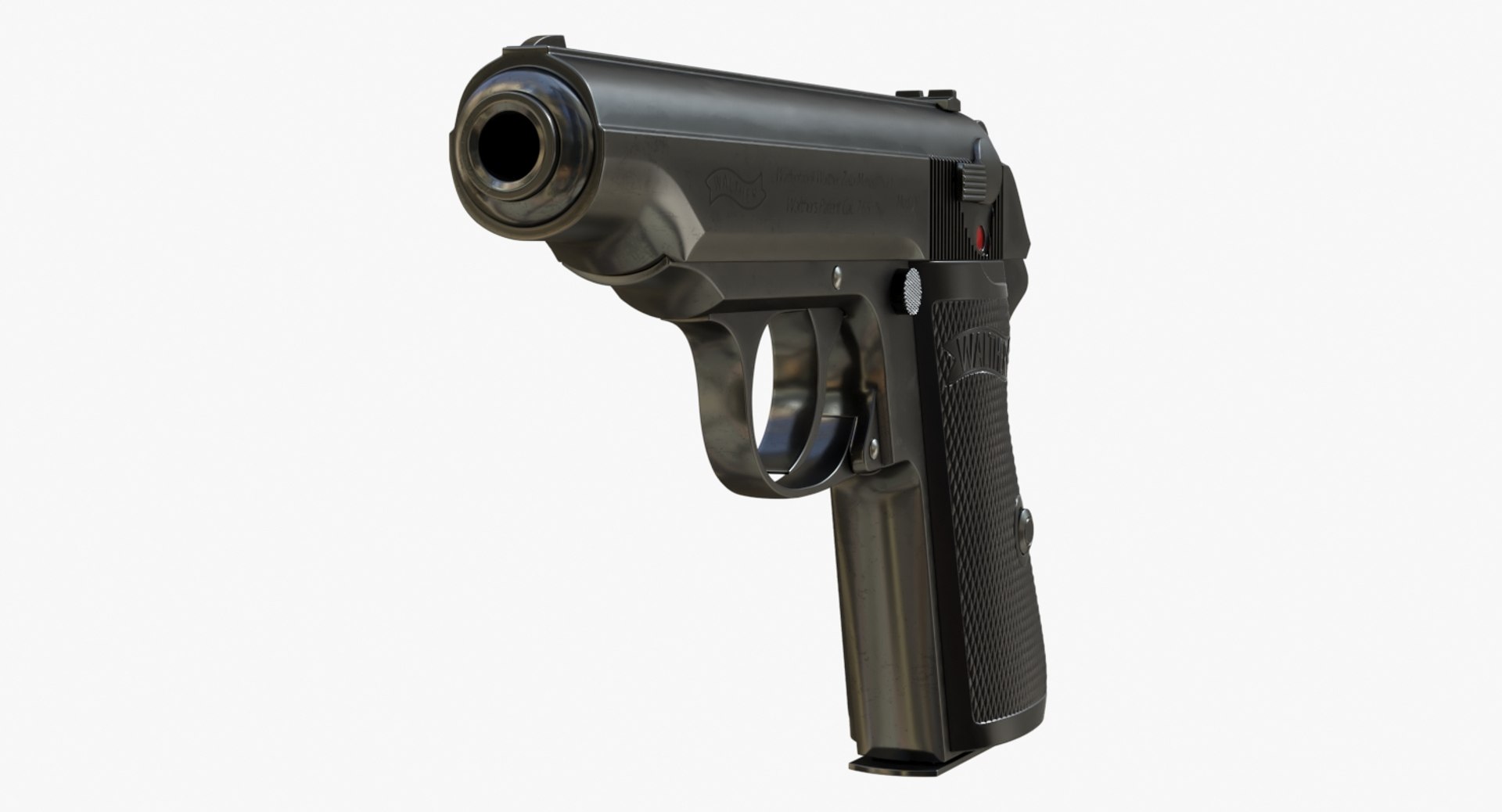 Realistic Walther Pp 01 3D Model - TurboSquid 1542922