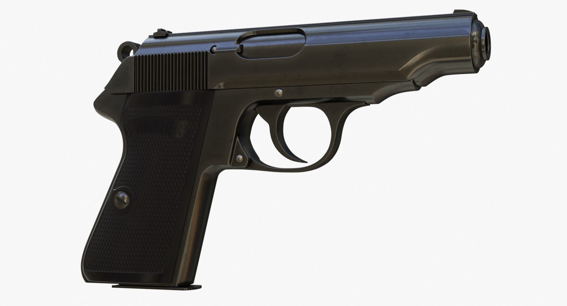Realistic Walther Pp 01 3D Model - TurboSquid 1542922
