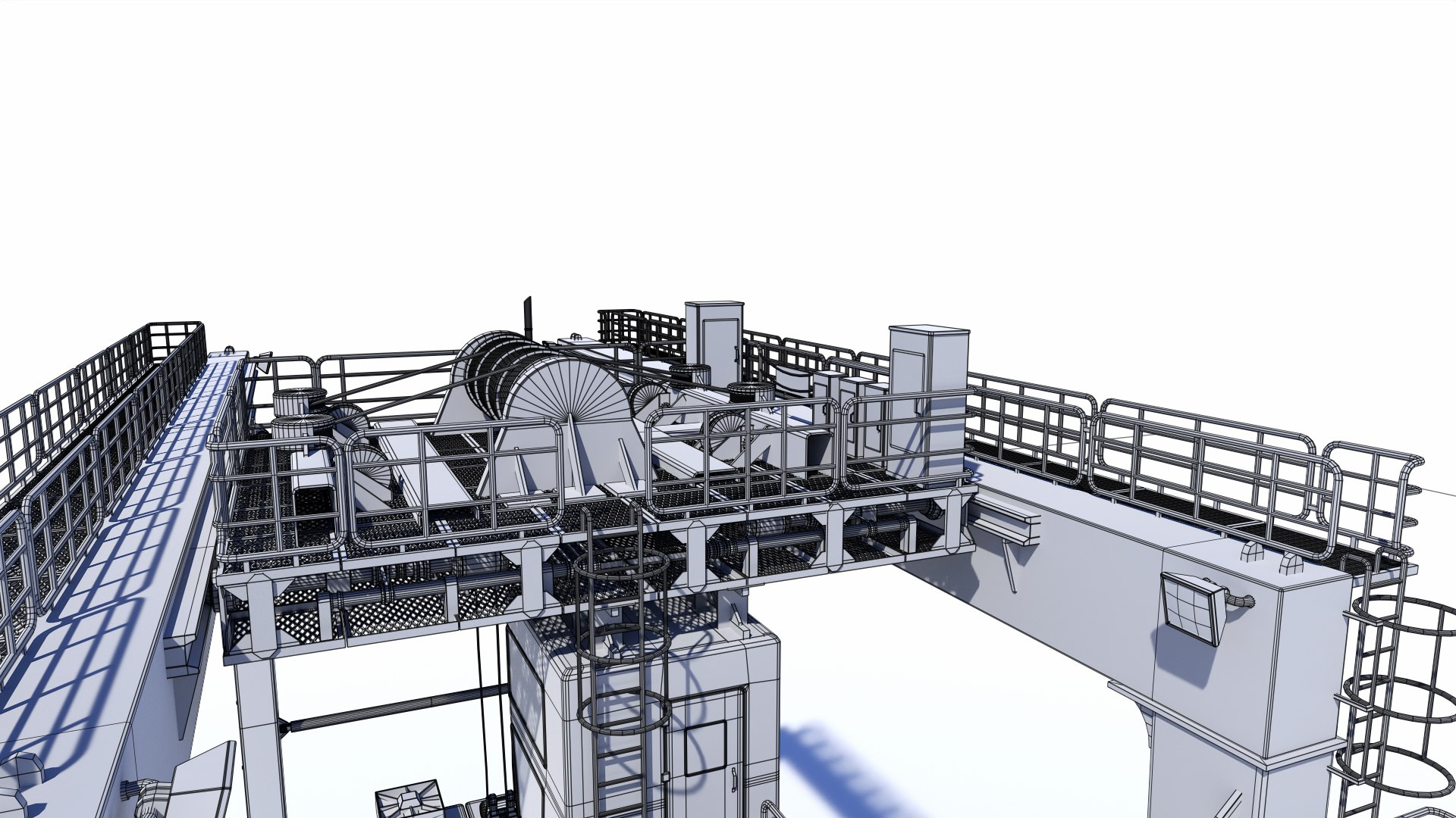 RTG Crane PBR Model Film Quality 3D Model - TurboSquid 2234733