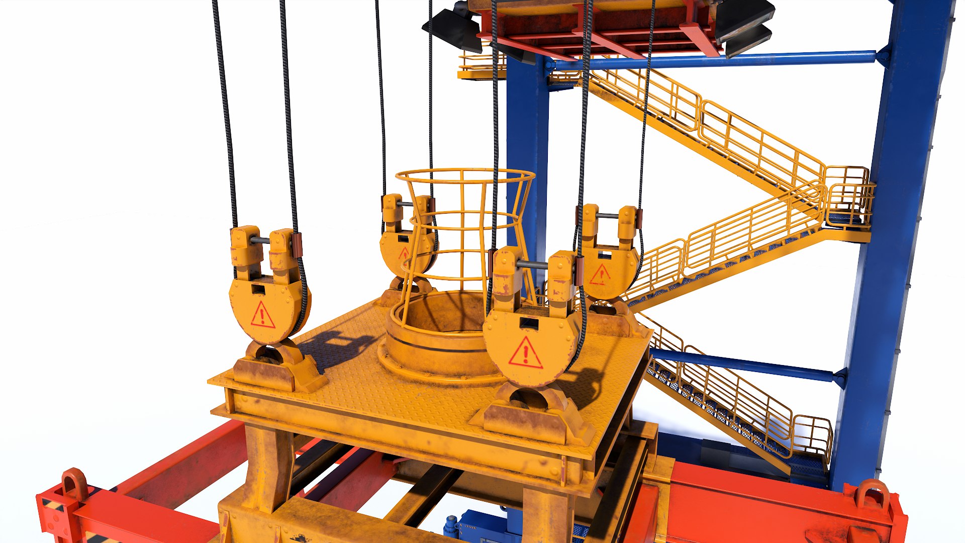 RTG Crane PBR Model Film Quality 3D Model - TurboSquid 2234733
