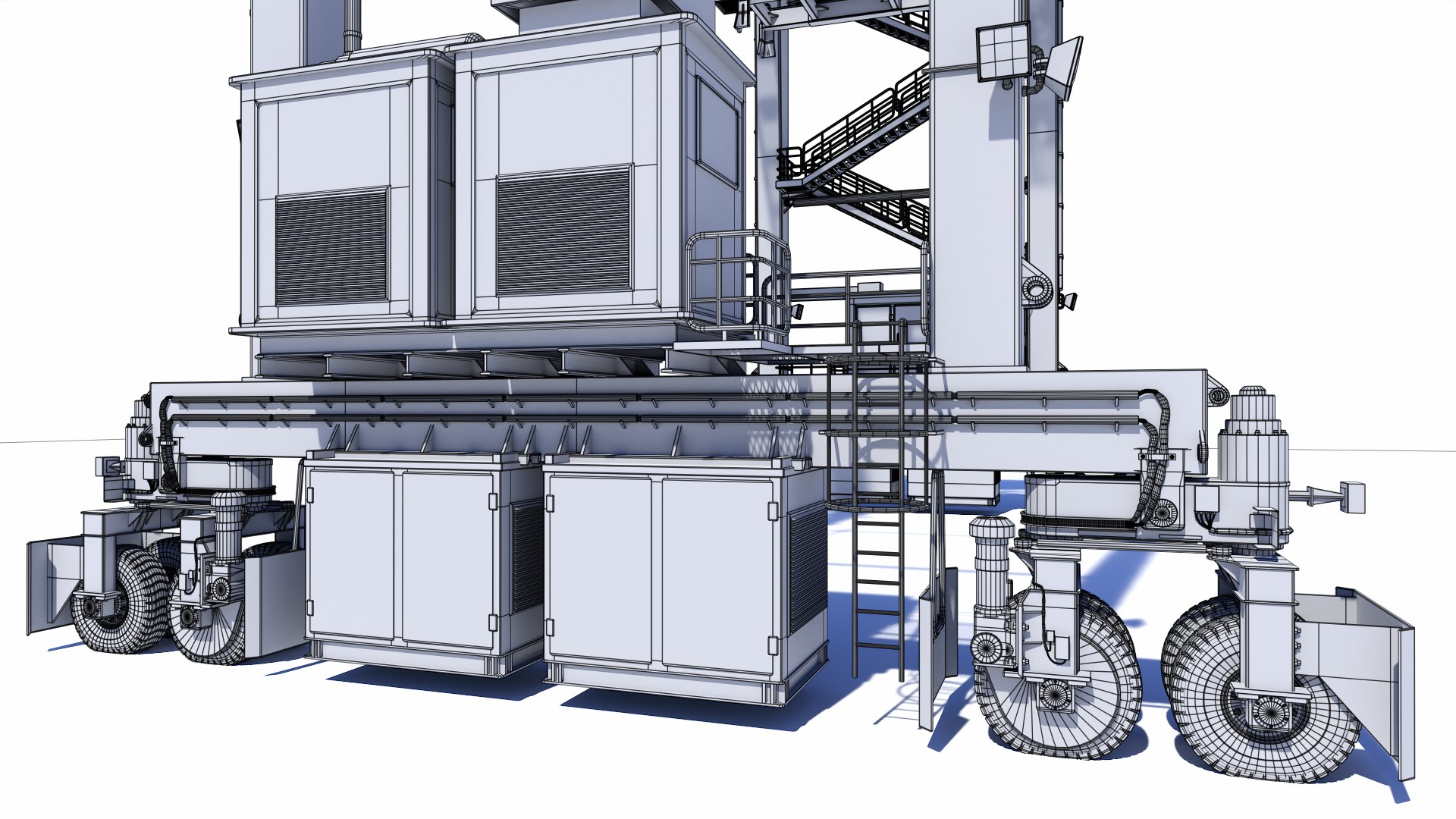 RTG Crane PBR Model Film Quality 3D Model - TurboSquid 2234733