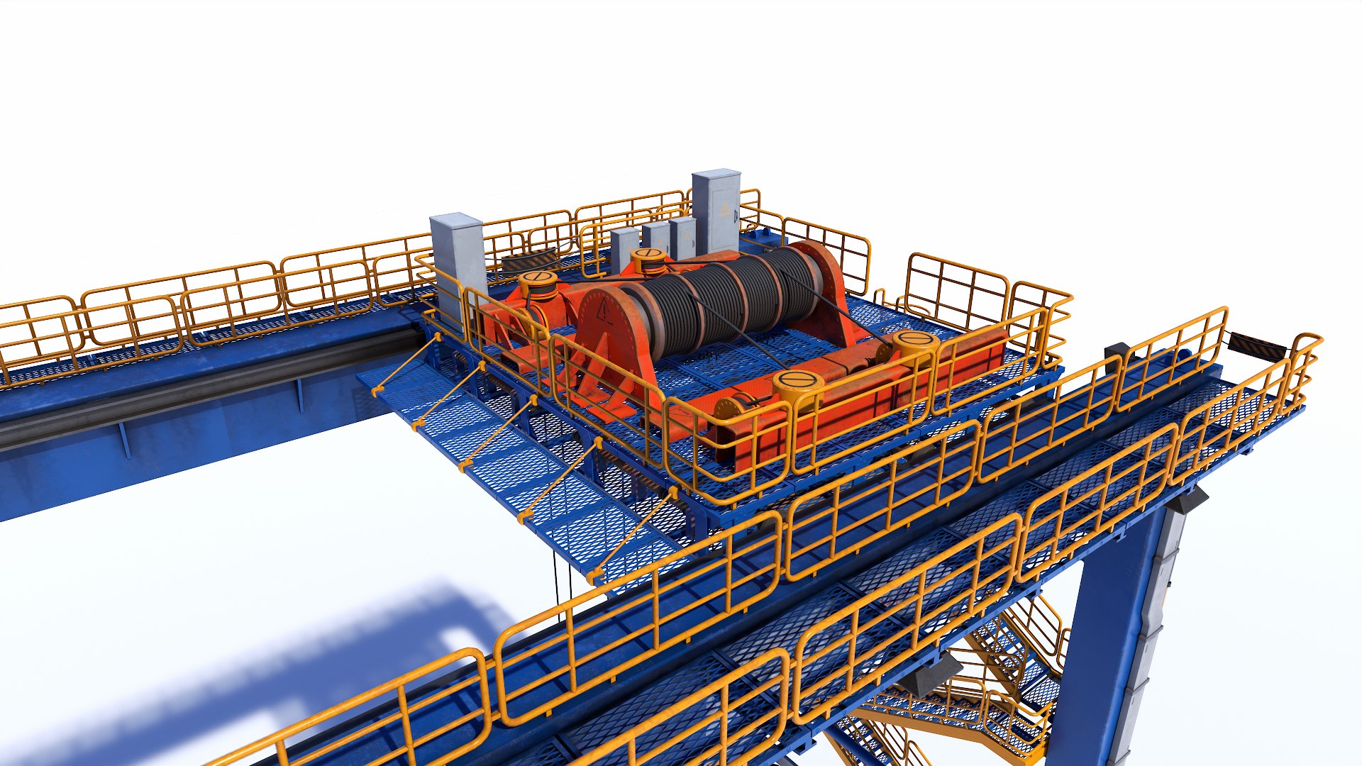 RTG Crane PBR Model Film Quality 3D Model - TurboSquid 2234733
