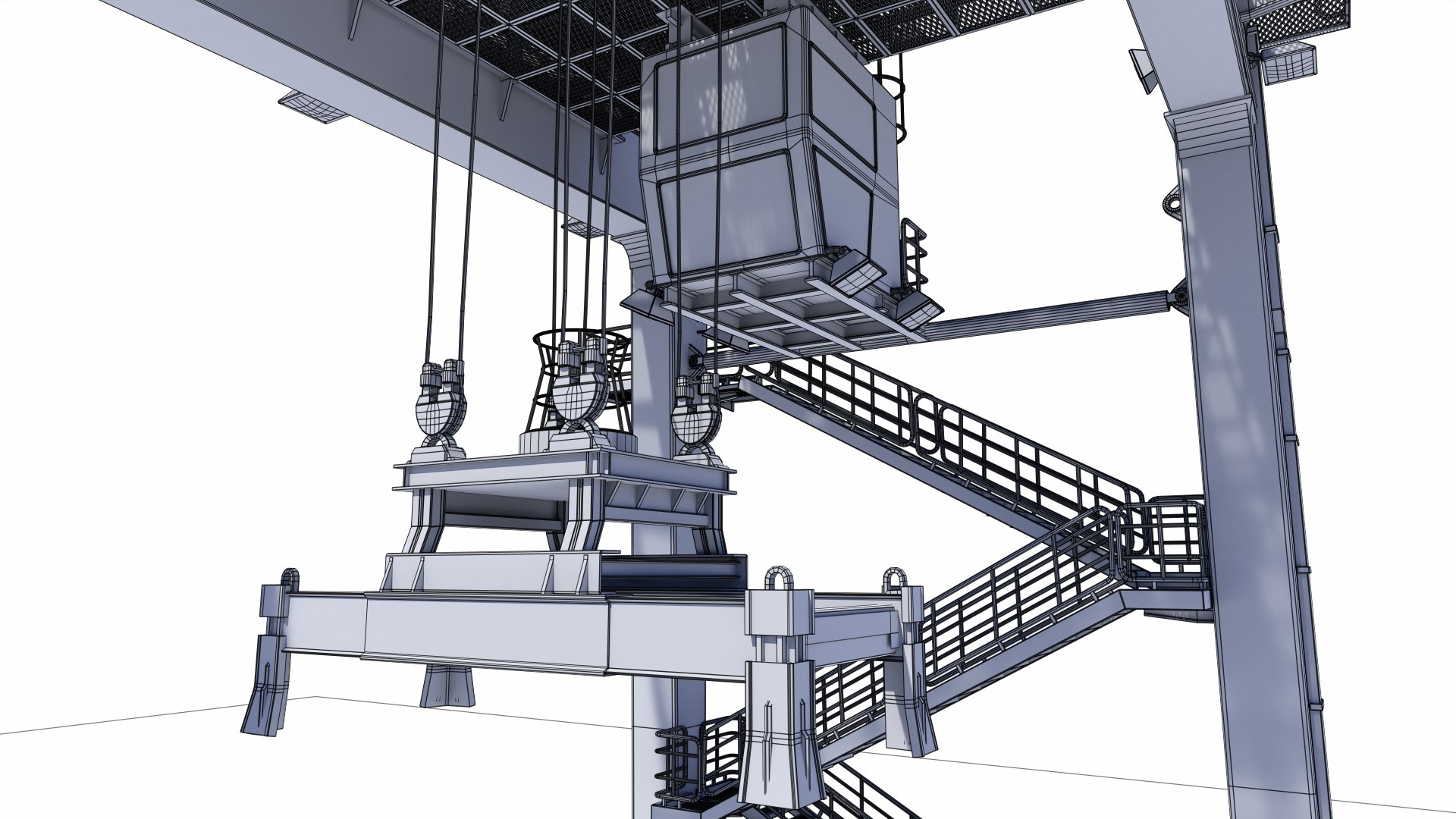 RTG Crane PBR Model Film Quality 3D Model - TurboSquid 2234733