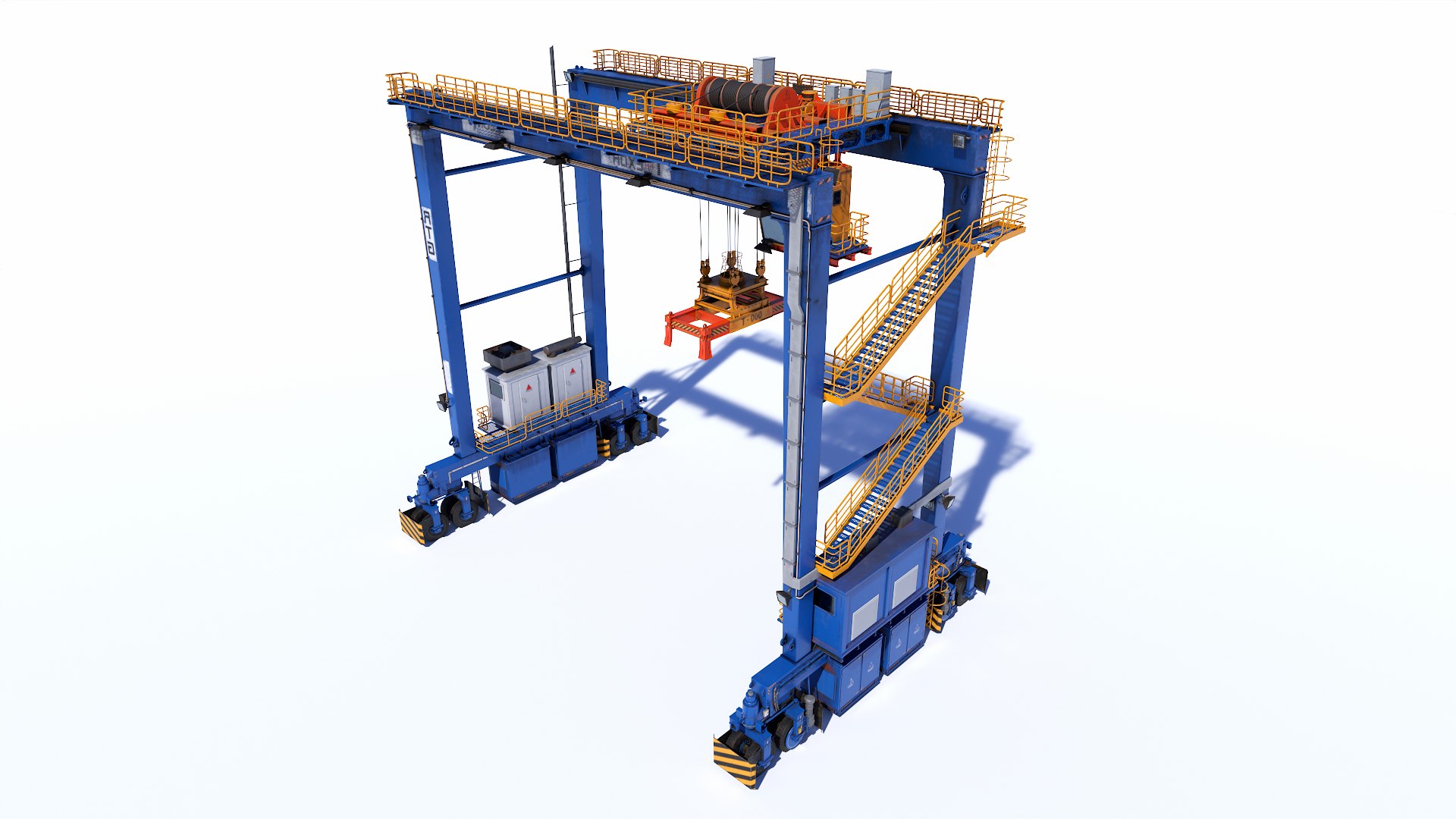 RTG Crane PBR Model Film Quality 3D Model - TurboSquid 2234733