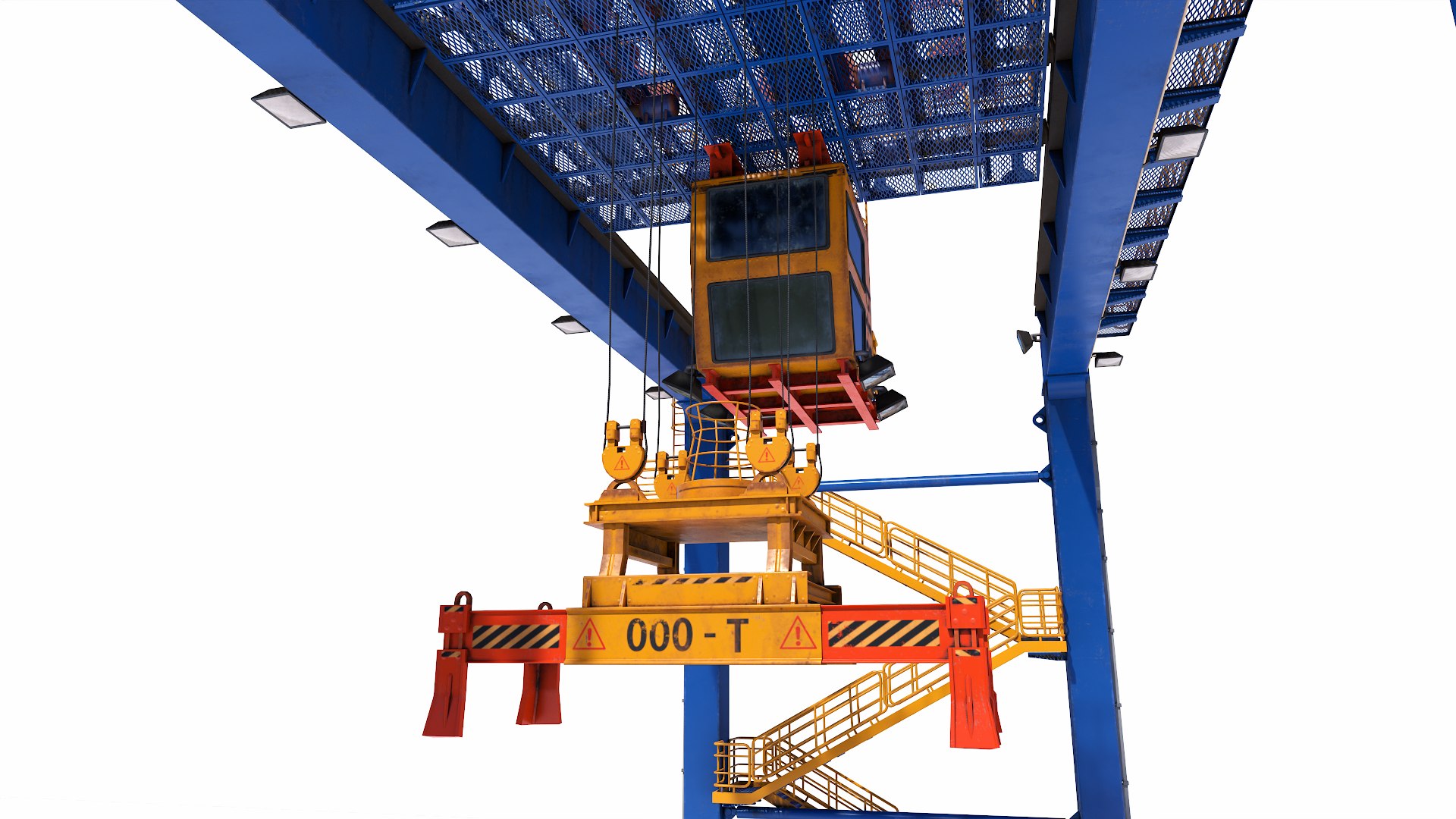 RTG Crane PBR Model Film Quality 3D Model - TurboSquid 2234733