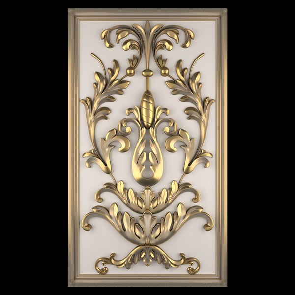 modelo 3d Decorative Wall Panel 06 - TurboSquid 1931687