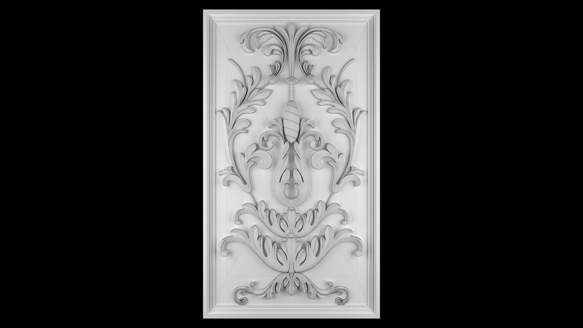 Decorative Wall Panel 06 3D Model - TurboSquid 1931687