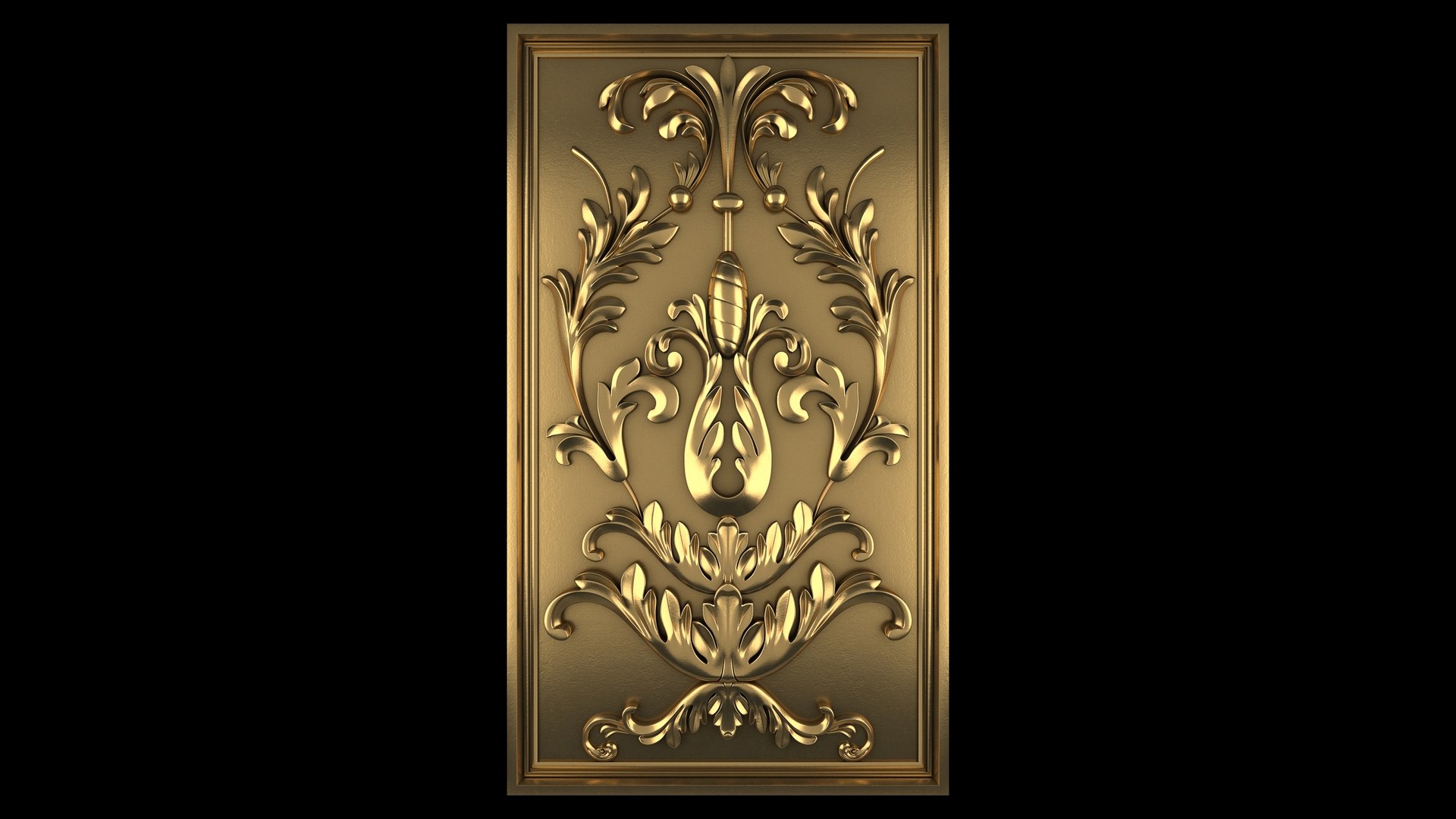Decorative Wall Panel 06 3D Model - TurboSquid 1931687