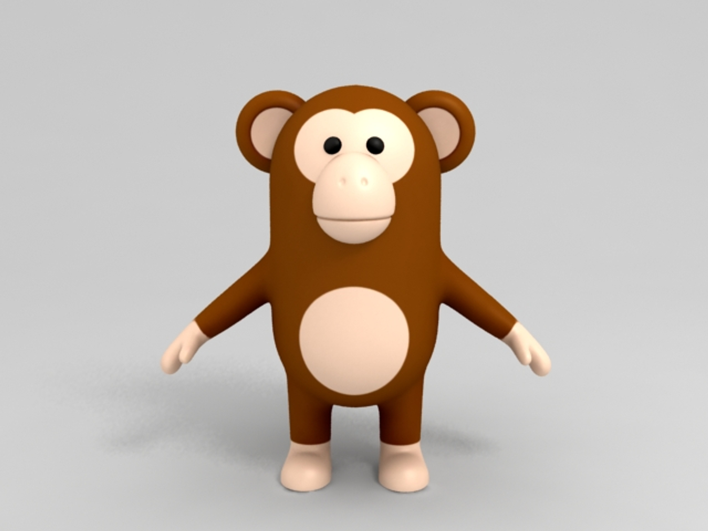 3D monkey character model - TurboSquid 1252894