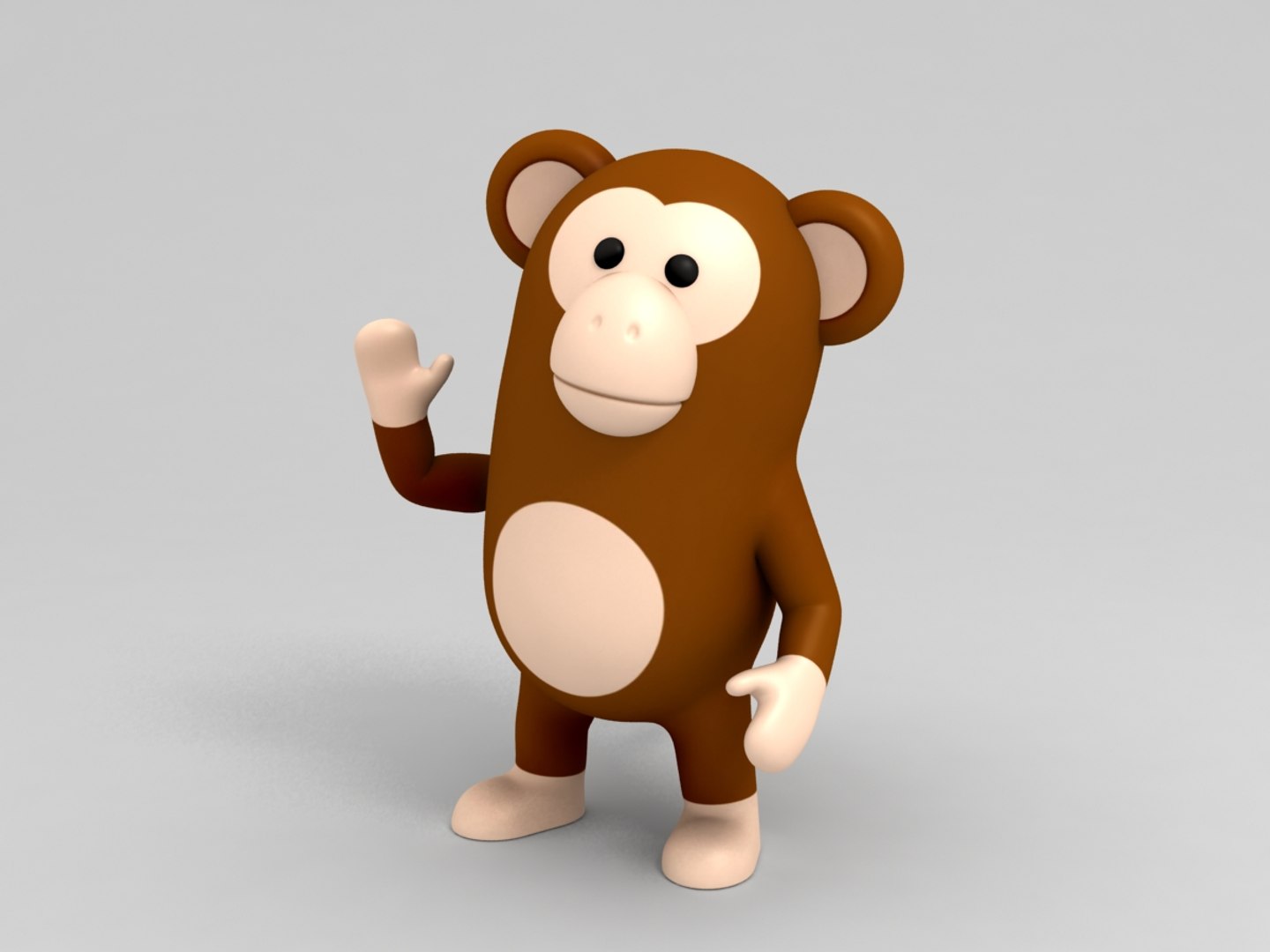 3D monkey character model - TurboSquid 1252894