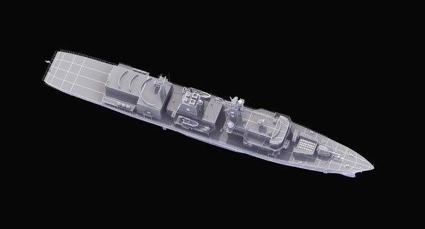 type23 frigate duke class 3d max