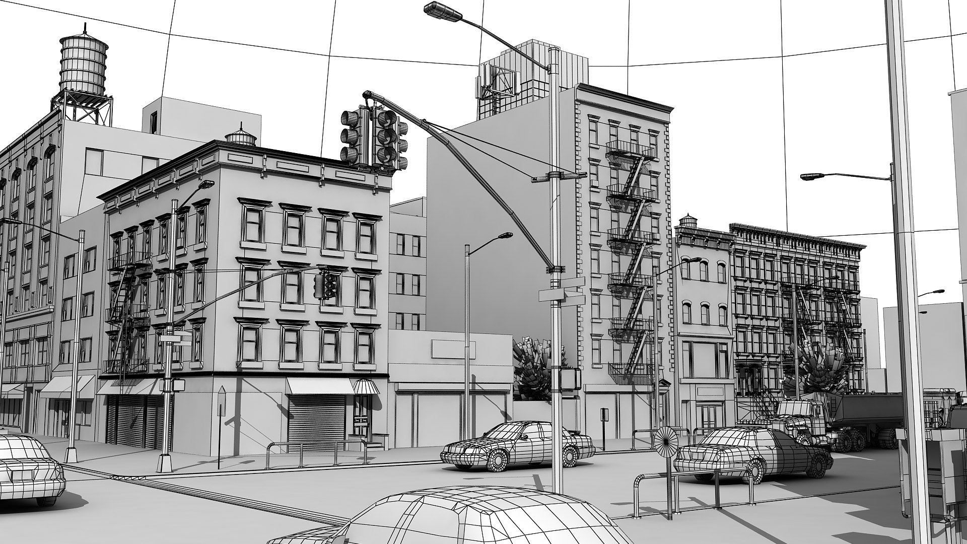 3d Model New York City Blocks