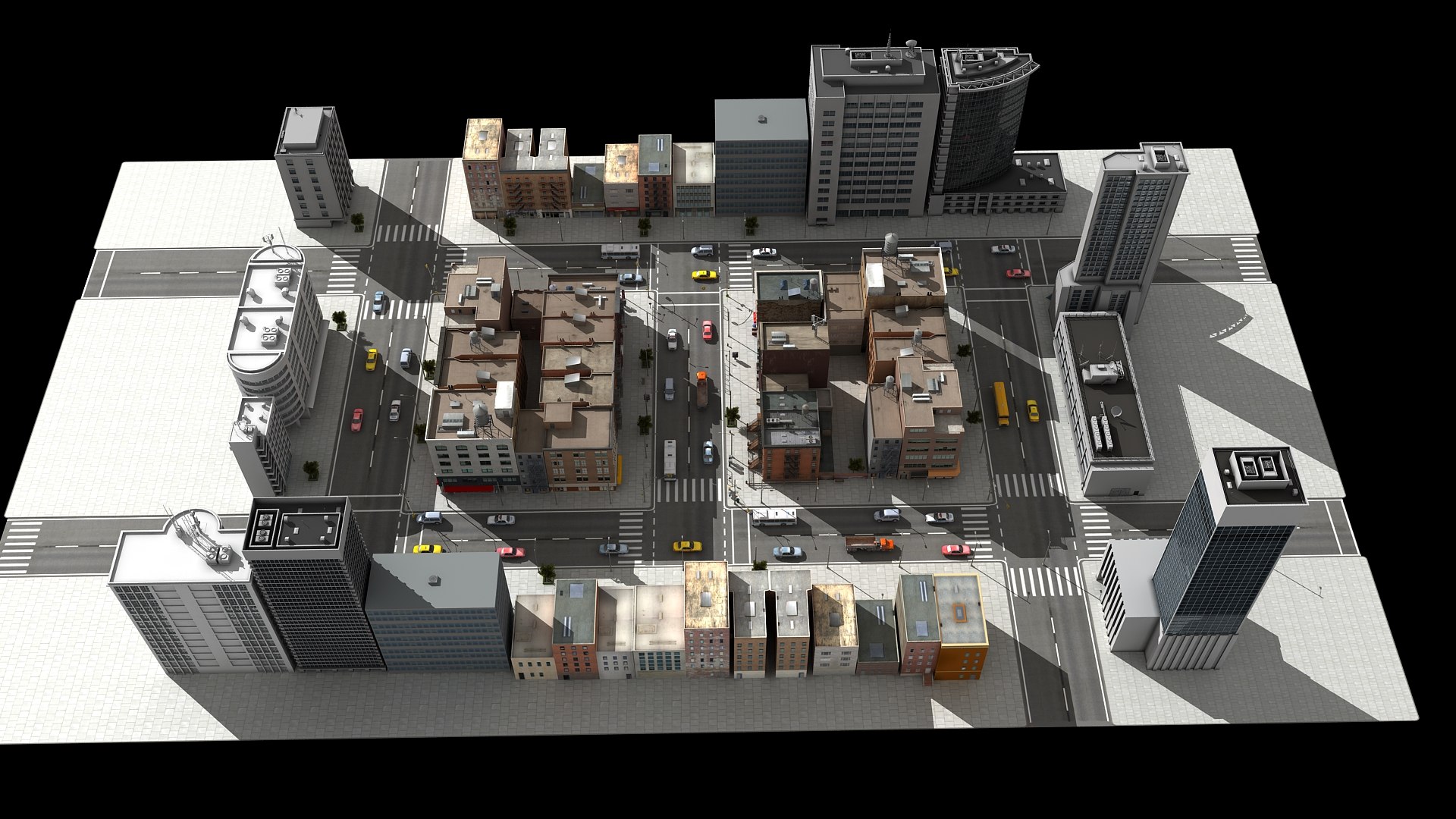 3d Model New York City Blocks